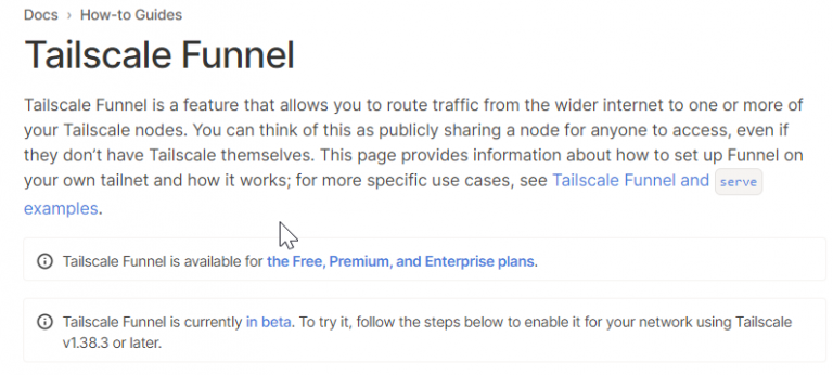 Tailscale高级功能篇（tailscale Funnel）——实现不需要独立ip的公网访问 - DongVPS-DongVPS