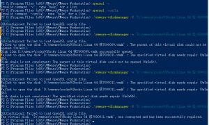 VMware workstation虚拟机虚拟磁盘需要进行修复处理 - DongVPS-DongVPS